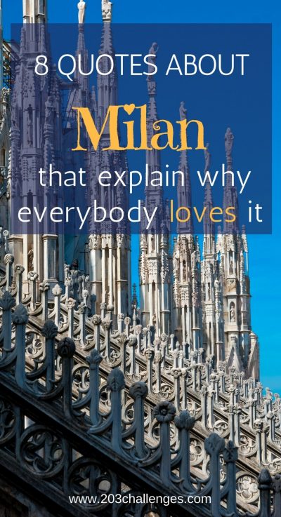 8 quotes about Milan that explain why people love it - 203Challenges