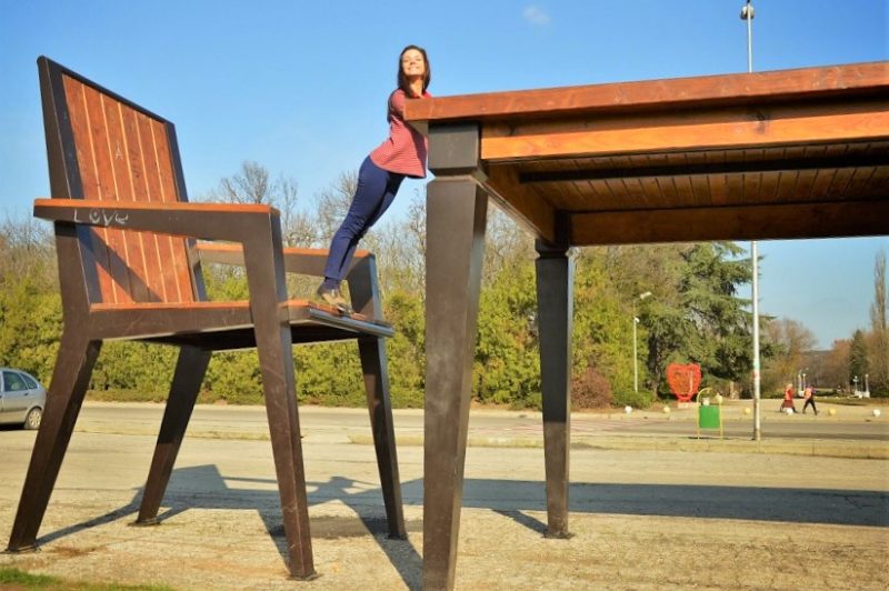 Dimitrovgrad and the biggest bench in Bulgaria - 203Challenges
