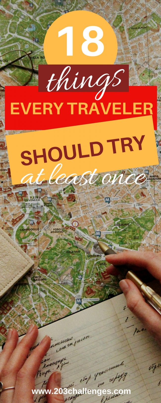 18 things every traveler should try at least once - 203Challenges